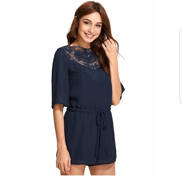 Pants & Jumpsuits | Royal Blue Romper | Poshmark